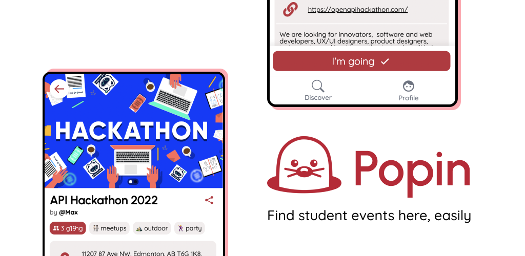 Popin - Find local student events